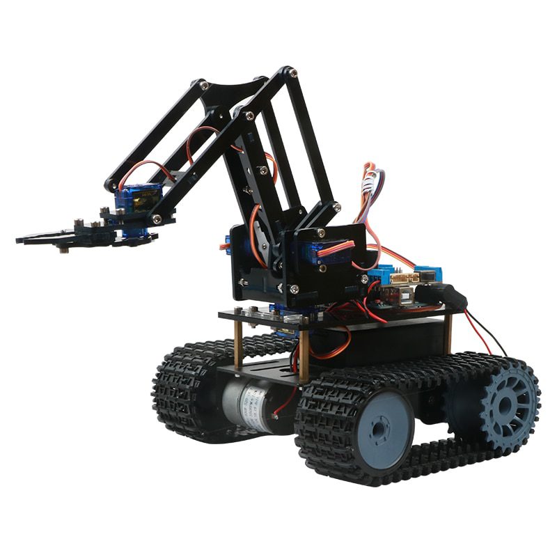 Remote Controlled Car With Robotic Arm - 4 DOF - Science A Lot